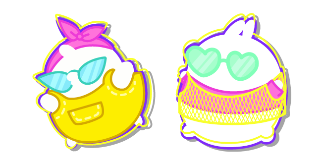 Molang and Piu Piu Just Dance Performers cursor – Custom Cursor