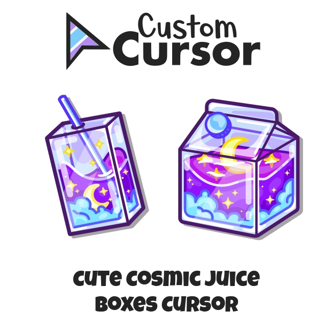 Lindas Cajas de Jugo Cósmico cursor – Custom Cursor