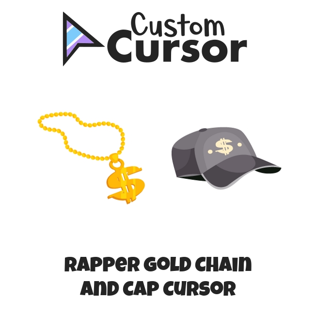 Rapper Gold Chain and Cap cursor – Custom Cursor