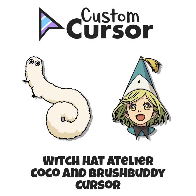 Witch Hat Atelier Coco y Pincelino cursor – Custom Cursor