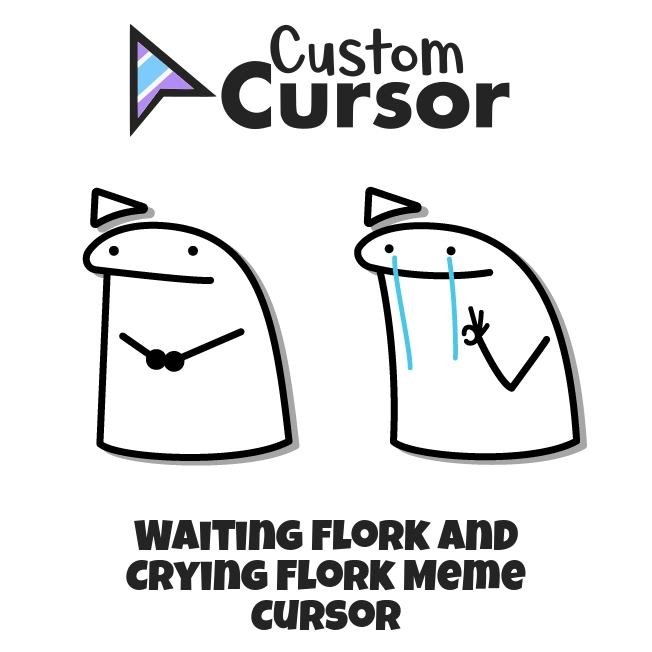 Waiting Flork and Crying Flork Meme cursor – Custom Cursor