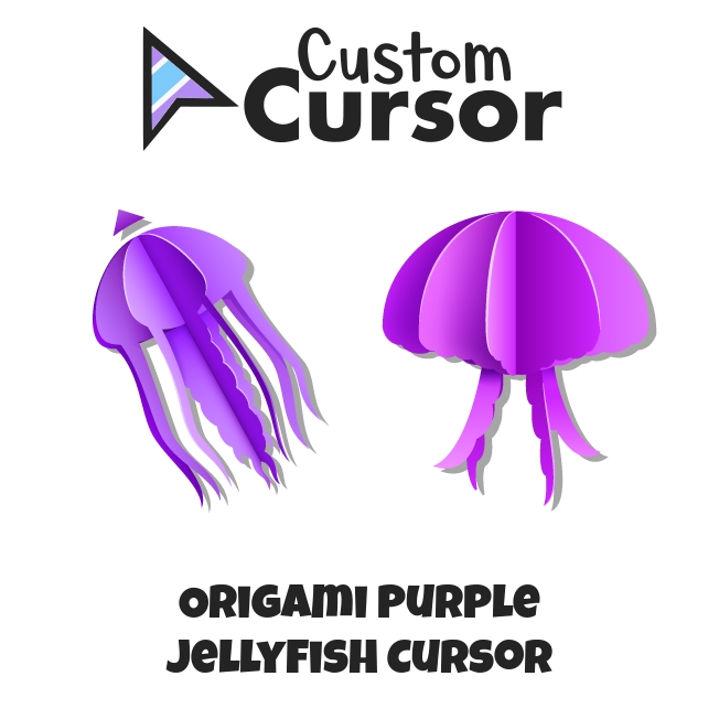 Origami Medusa Púrpura cursor – Custom Cursor