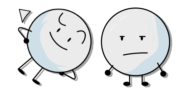 Battle for Dream Island Snowball cursor – Custom Cursor