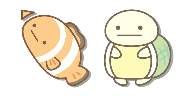 San-X Umikko Umigame and Kumanomi cursor – Custom Cursor