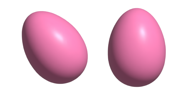 Simple 3D Pink Egg cursor – Custom Cursor