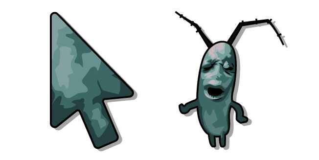 Cursed Plankton Meme cursor – Custom Cursor