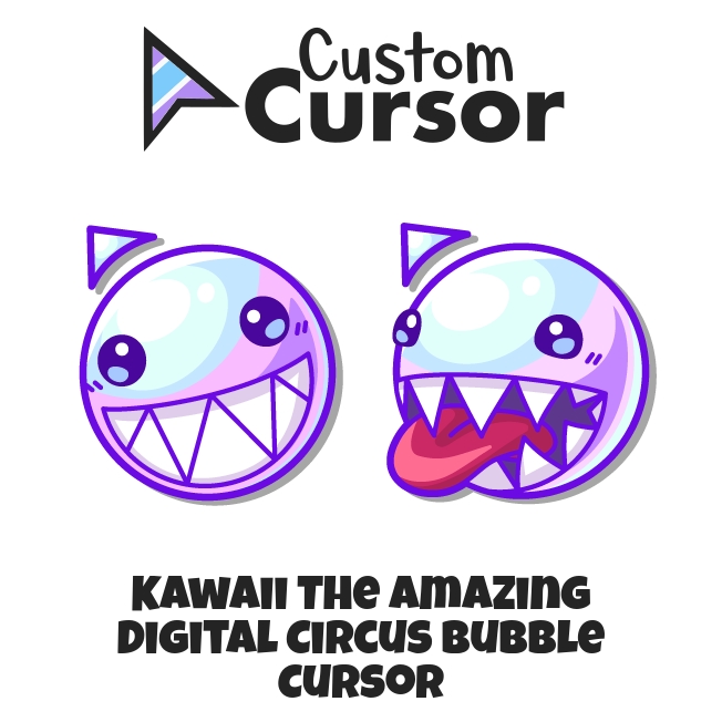 Kawaii The Amazing Digital Circus Bubble cursor – Custom Cursor