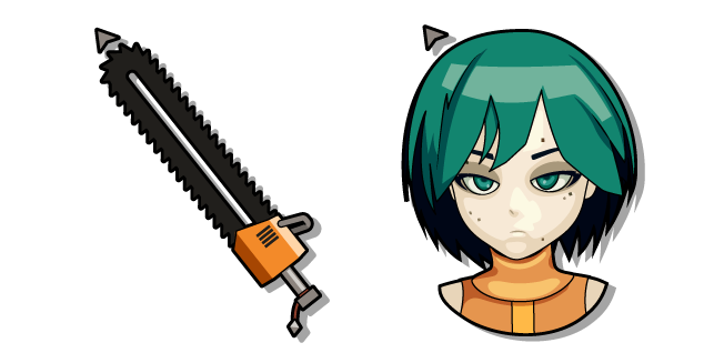 Motorslice P and her Chainsaw cursor – Custom Cursor