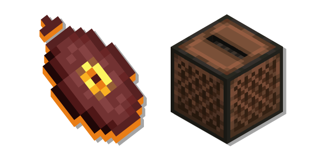 Minecraft Jukebox and Pigstep Music Disc cursor – Custom Cursor