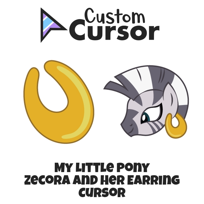 My Little Pony Zecora and her Earring cursor – Custom Cursor