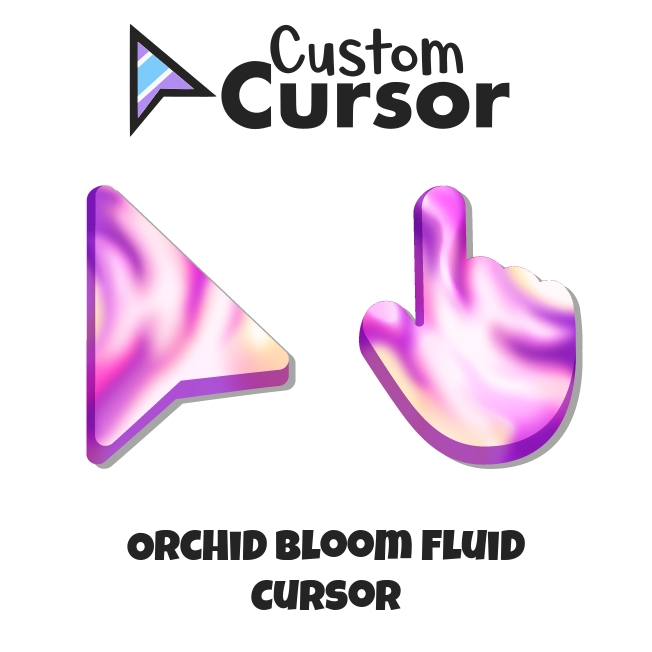 Orchid Bloom Fluid cursor – Custom Cursor