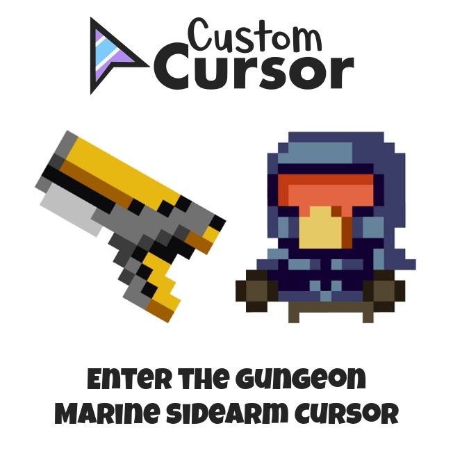 Enter the Gungeon Marine Sidearm cursor – Custom Cursor