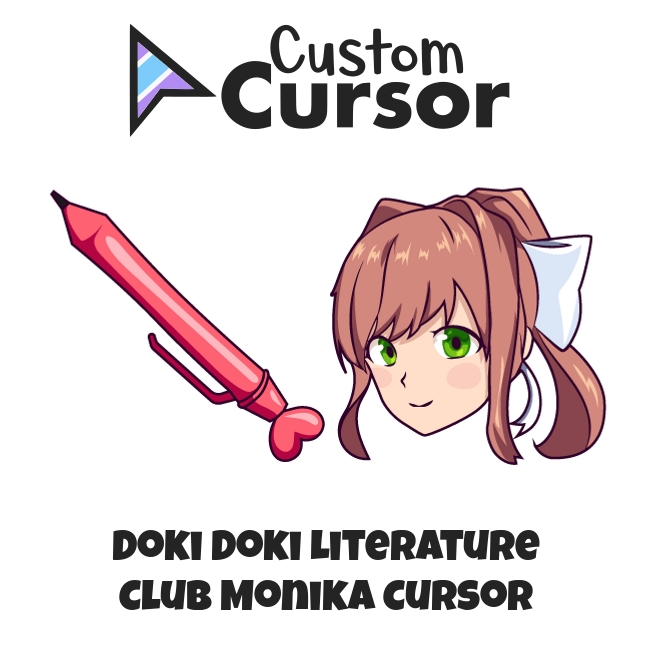 Doki Doki Literature Club! Monika курсор пак – Custom Cursor