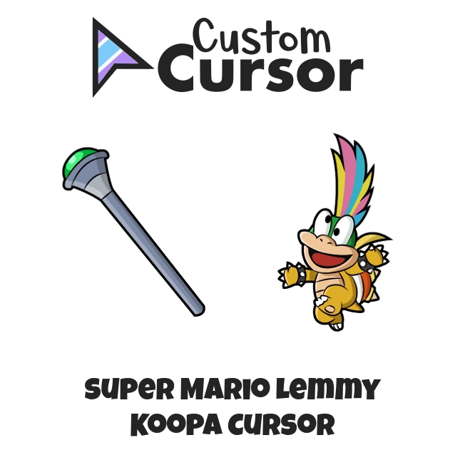 Super Mario Lemmy Koopa cursor – Custom Cursor