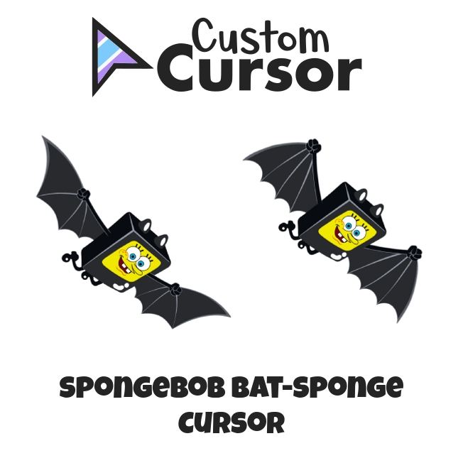 SpongeBob Bat-Sponge cursor – Custom Cursor