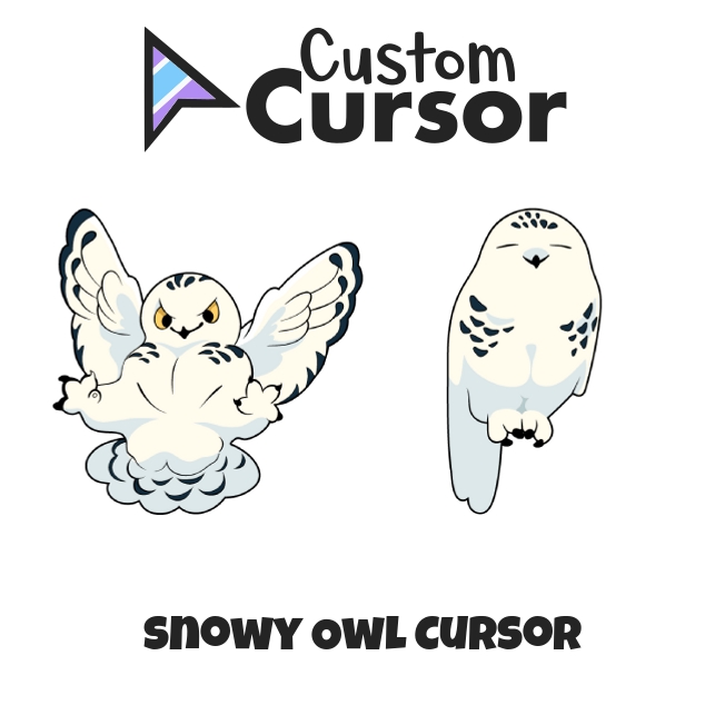 Snowy Owl cursor – Custom Cursor