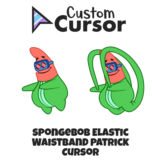 SpongeBob Elastic Waistband Patrick Curseur – Custom Cursor SpongeBob Elastic Waistband Patrick Curseur – Custom Cursor