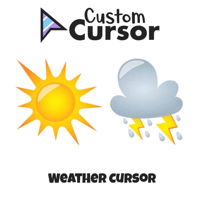 Weather cursor – Custom Cursor