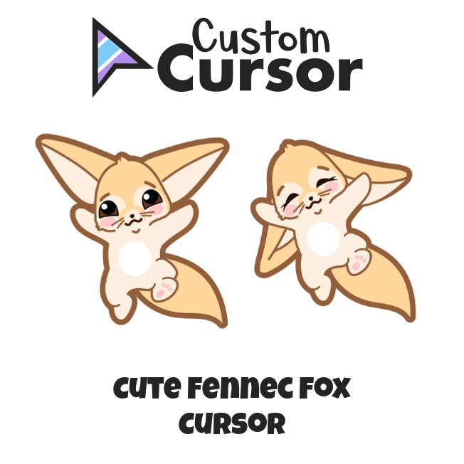Cute Fennec Fox cursor – Custom Cursor