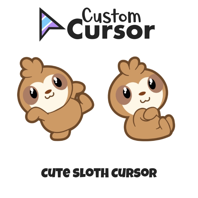 Cute Sloth cursor – Custom Cursor