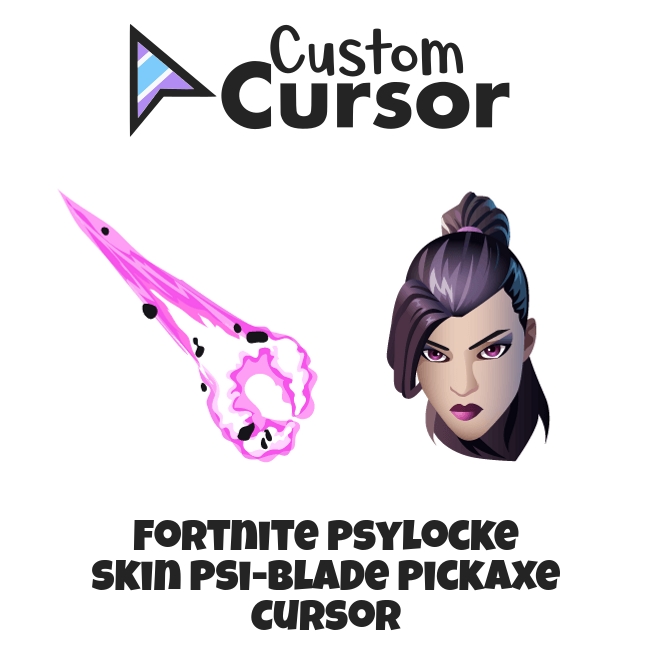 Fortnite Psylocke Skin Psi-Blade Pickaxe cursor – Custom Cursor