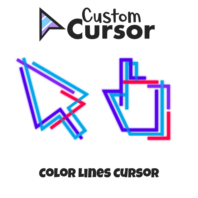 Color Lines cursor – Custom Cursor