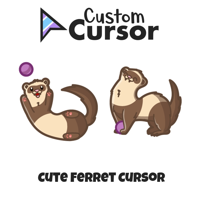 Cute Ferret Drawing