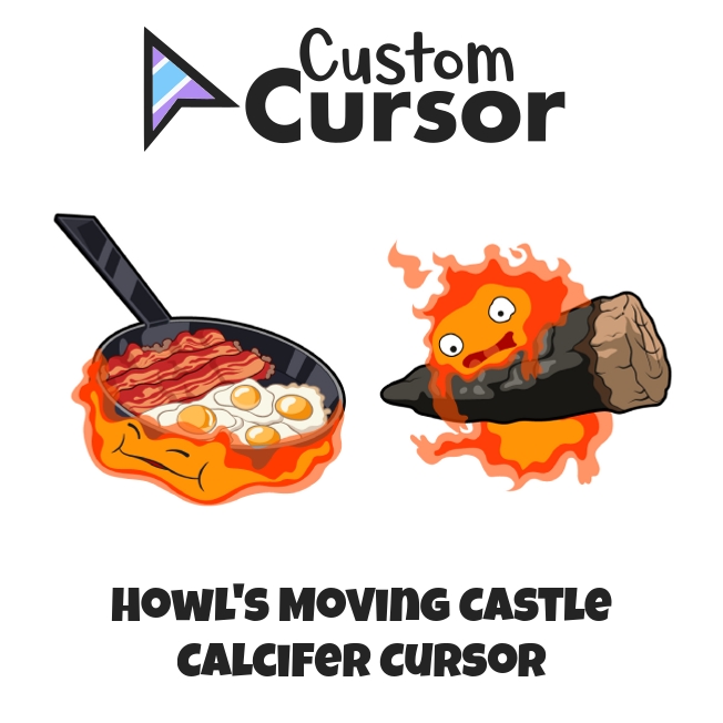 Howl's Moving Castle Calcifer cursor – Custom Cursor