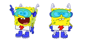 SpongeBob Pearl Krabs Cheer cursor – Custom Cursor browser extension