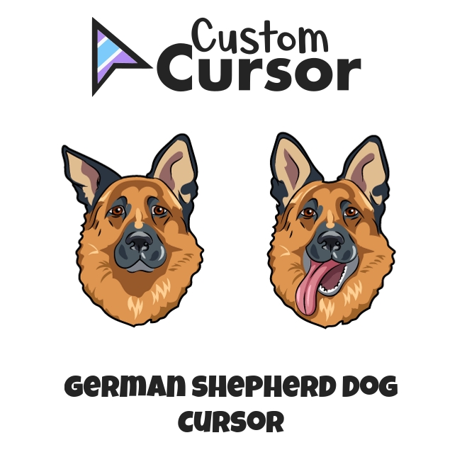 German Shepherd Dog cursor – Custom Cursor