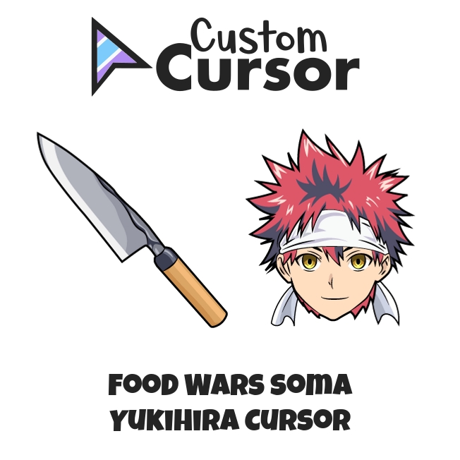 Food Wars Soma Yukihira cursor – Custom Cursor