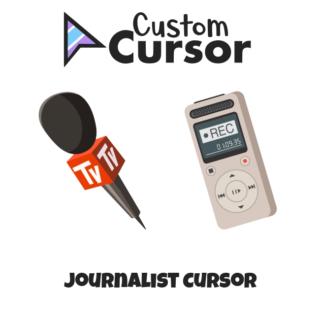 Journalist cursor – Custom Cursor
