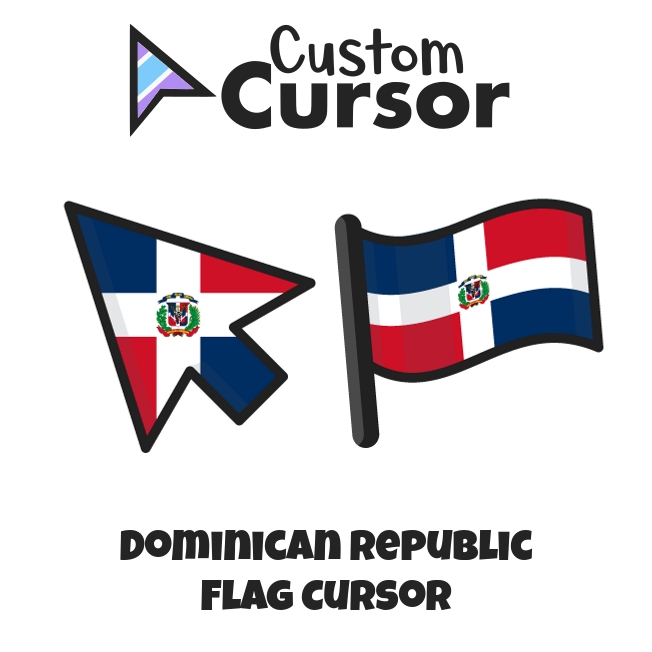 Dominican Republic Flag cursor – Custom Cursor