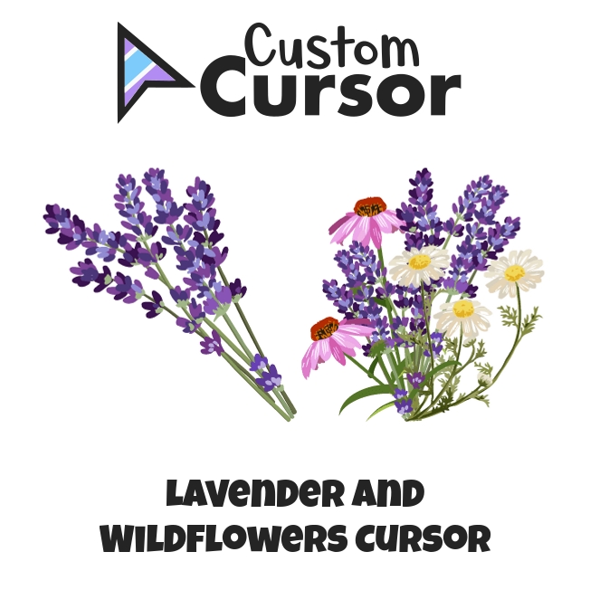 Lavender and Wildflowers cursor – Custom Cursor