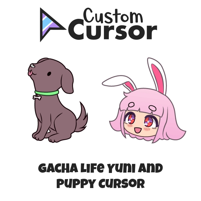 Gacha Life Yuni and Puppy cursor – Custom Cursor