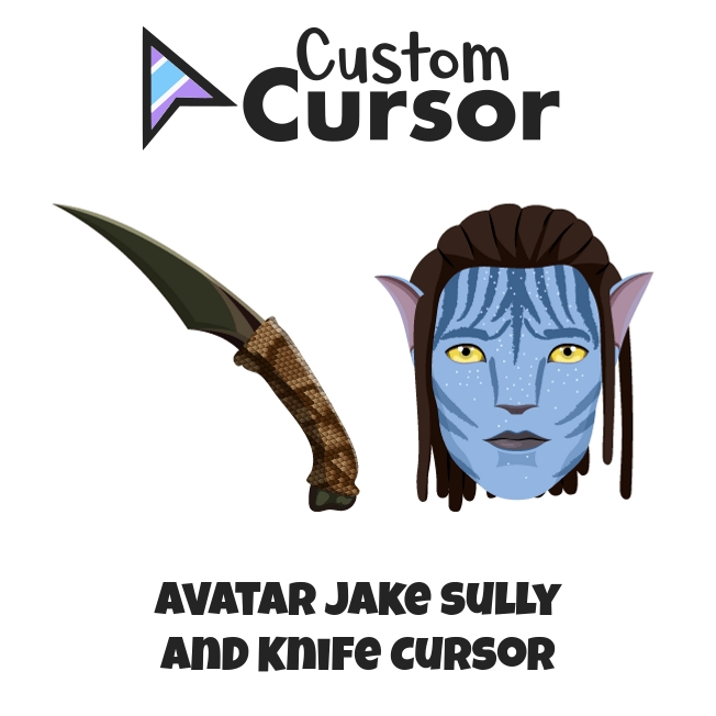 Avatar Jake Sully and Knife Curseur – Custom Cursor