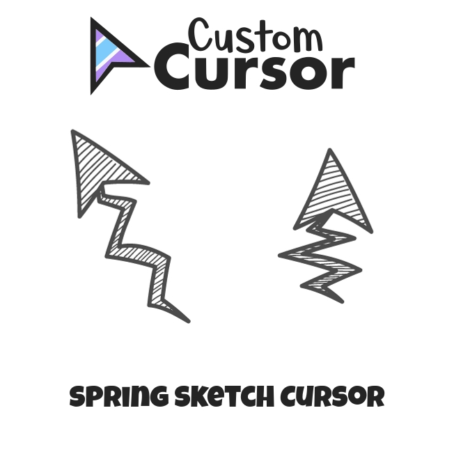 Spring Sketch cursor – Custom Cursor