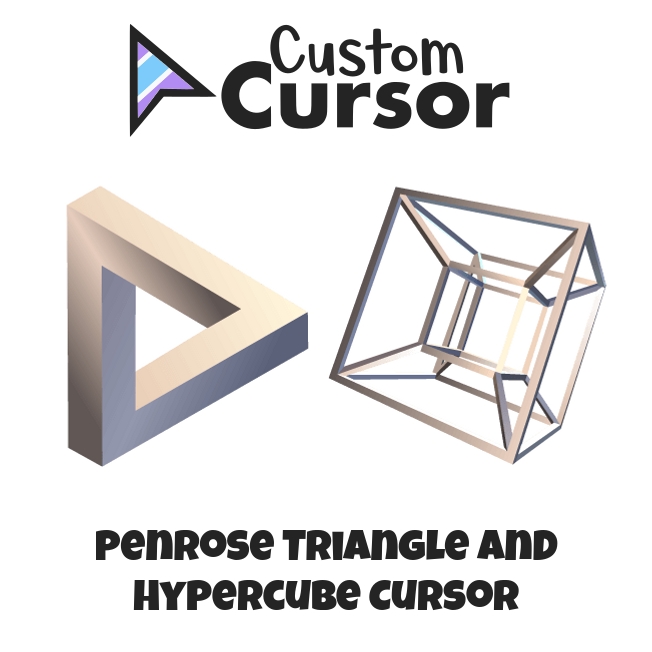 Penrose Triangle and Hypercube cursor – Custom Cursor