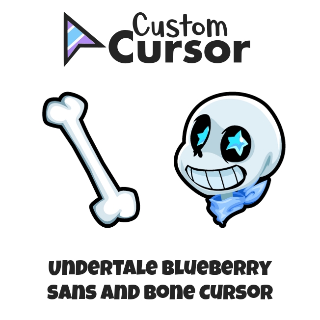 Undertale Blueberry Sans and Bone cursor – Custom Cursor
