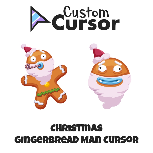 Christmas Gingerbread Man cursor – Custom Cursor