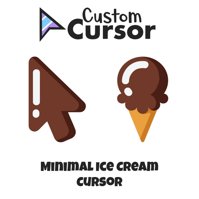 Minimal Ice Cream cursor – Custom Cursor
