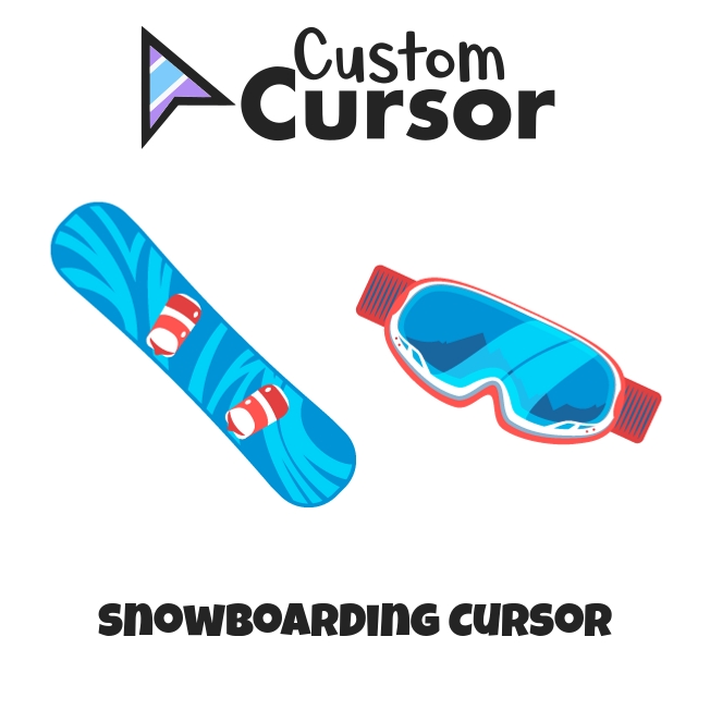 Snowboarding cursor – Custom Cursor