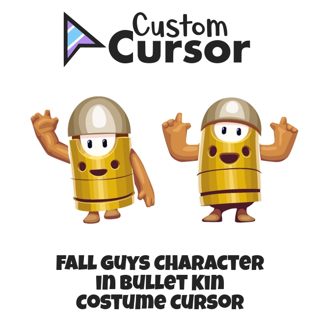 Fall Guys Character in Bullet Kin Costume cursor – Custom Cursor