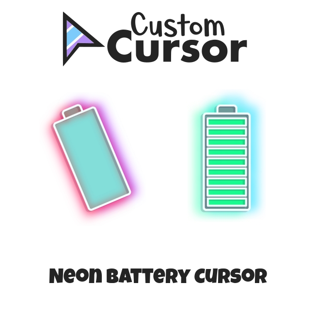 Neon Battery cursor – Custom Cursor
