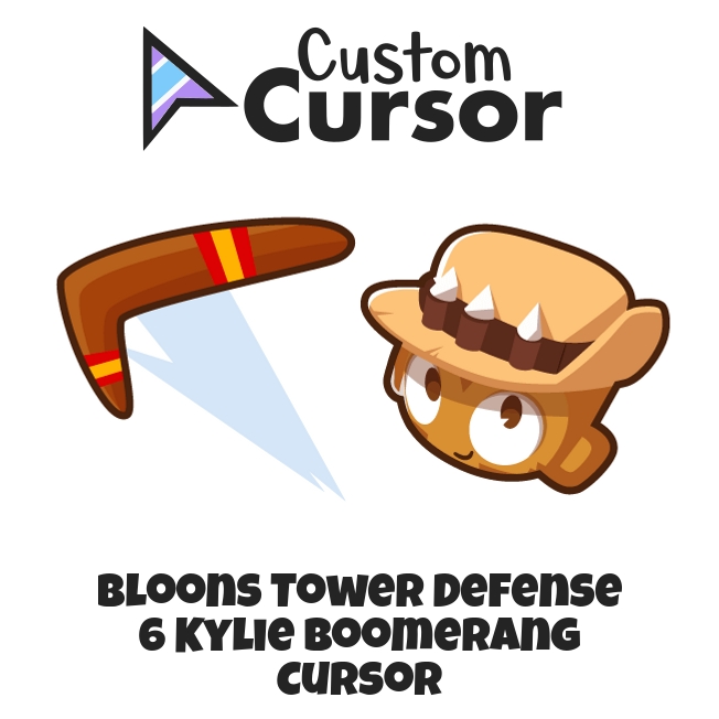 Bloons Tower Defense 6 Kylie Boomerang Cursor Custom Cursor