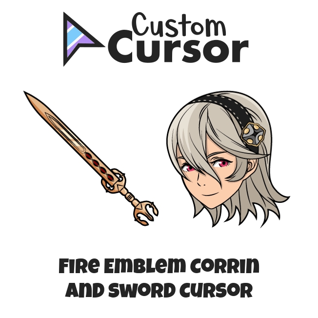 Fire Emblem Corrin and Sword cursor – Custom Cursor
