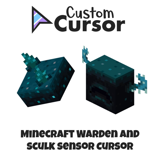 Minecraft Warden and Sculk Sensor Curseur – Custom Cursor