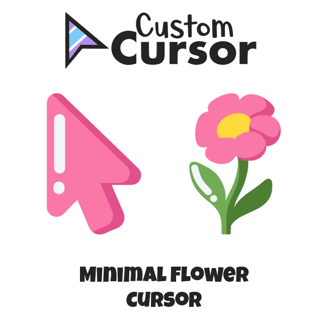Minimal Flower cursor – Custom Cursor