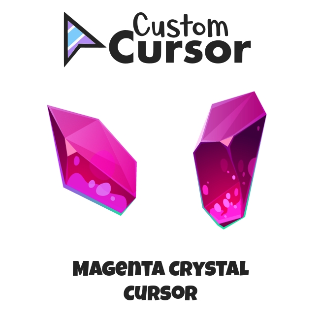 Magenta Crystal cursor – Custom Cursor