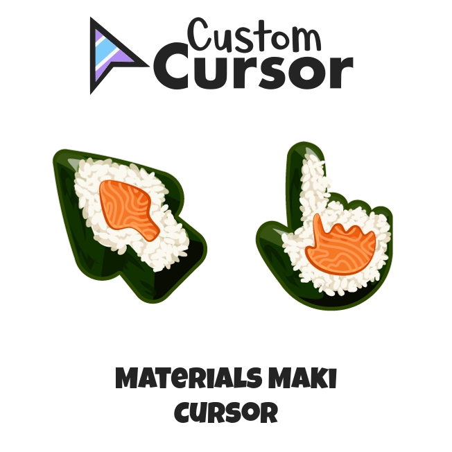 Materials Maki cursor – Custom Cursor